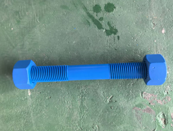 1 1/8-8 X 9 A193 B7 STUD BOLT, TEFLON - All-Petroleum